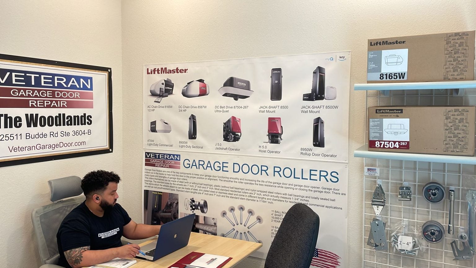 Veteran Garage Door Repair Woodlands TX | No Trip Charge Fee