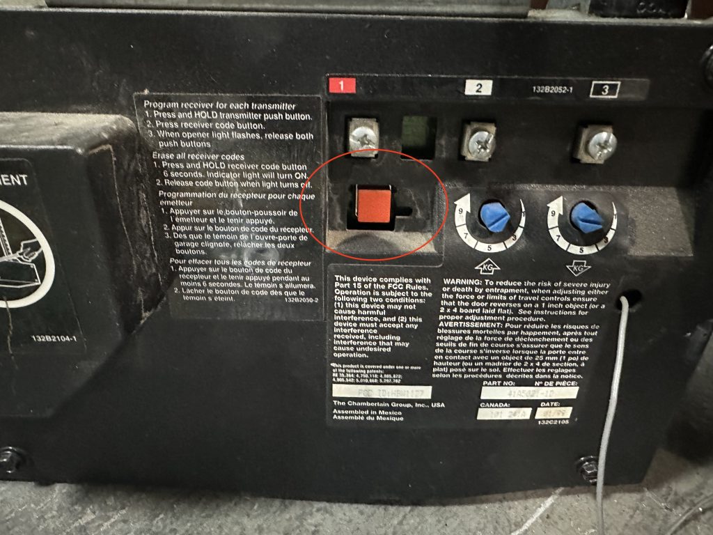 Programming Liftmaster 878MAX Wireless Keypad