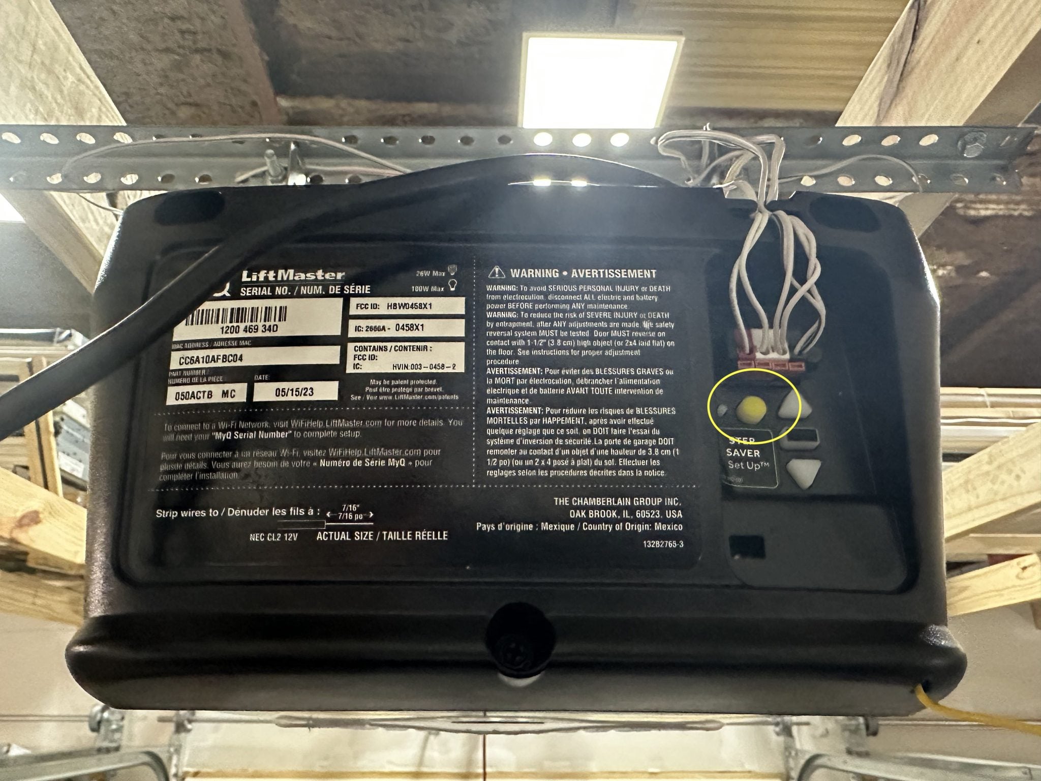 Programming Liftmaster 878MAX Wireless Keypad